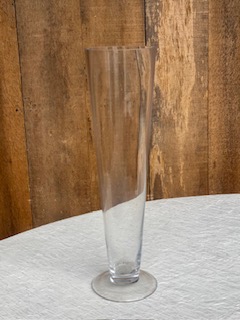 Vase - Trumpet Glass - Danner and Soli Event Rental