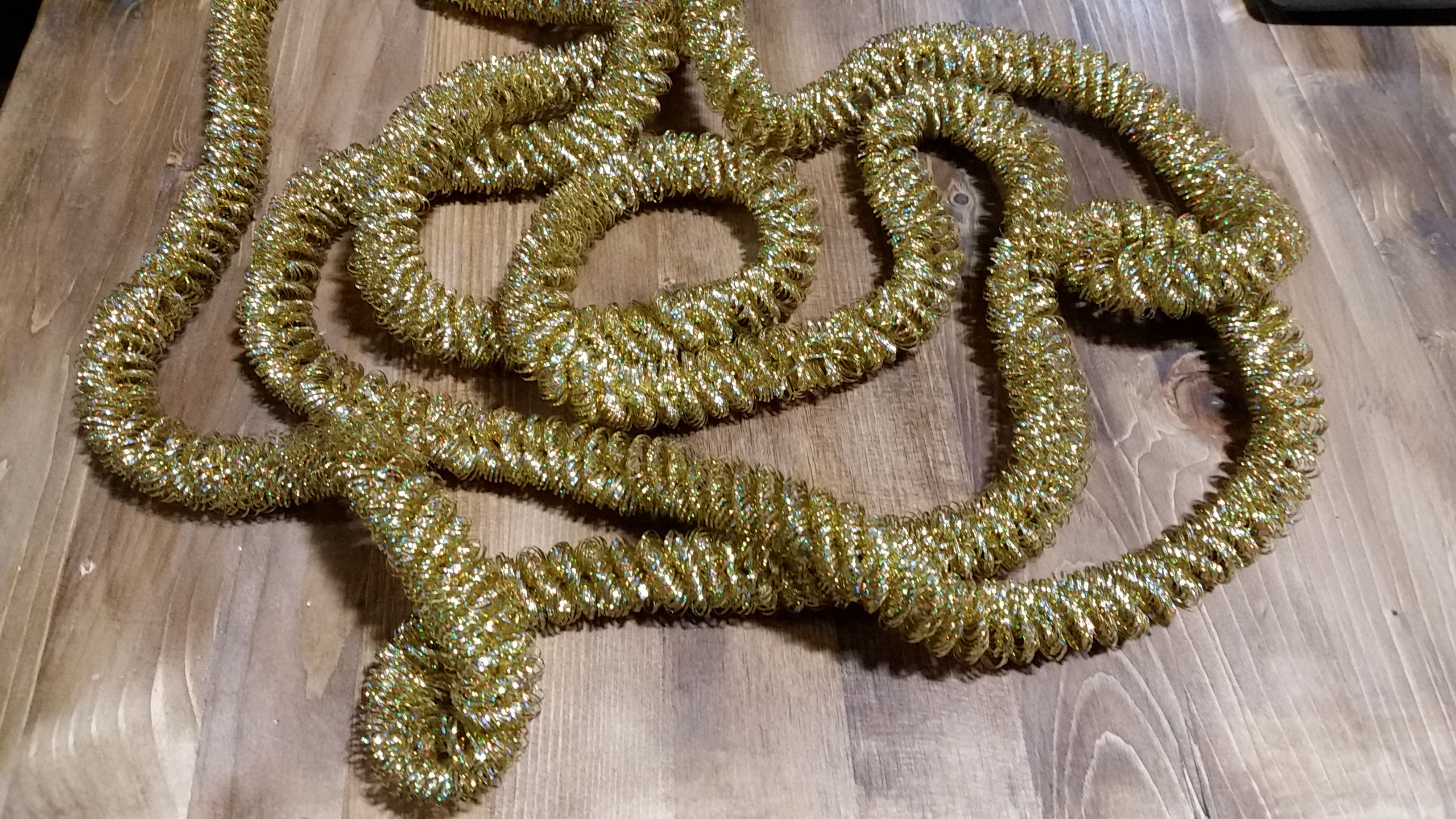 Rope - Gold Glitter - Danner and Soli Event Rental