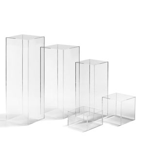 Plinth : Acrylic, Clear - 40"