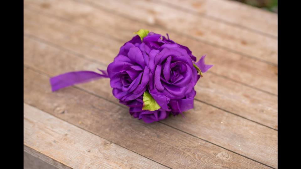 d569 small purple flower ball - For the Love of Pete – Salem, Oregon