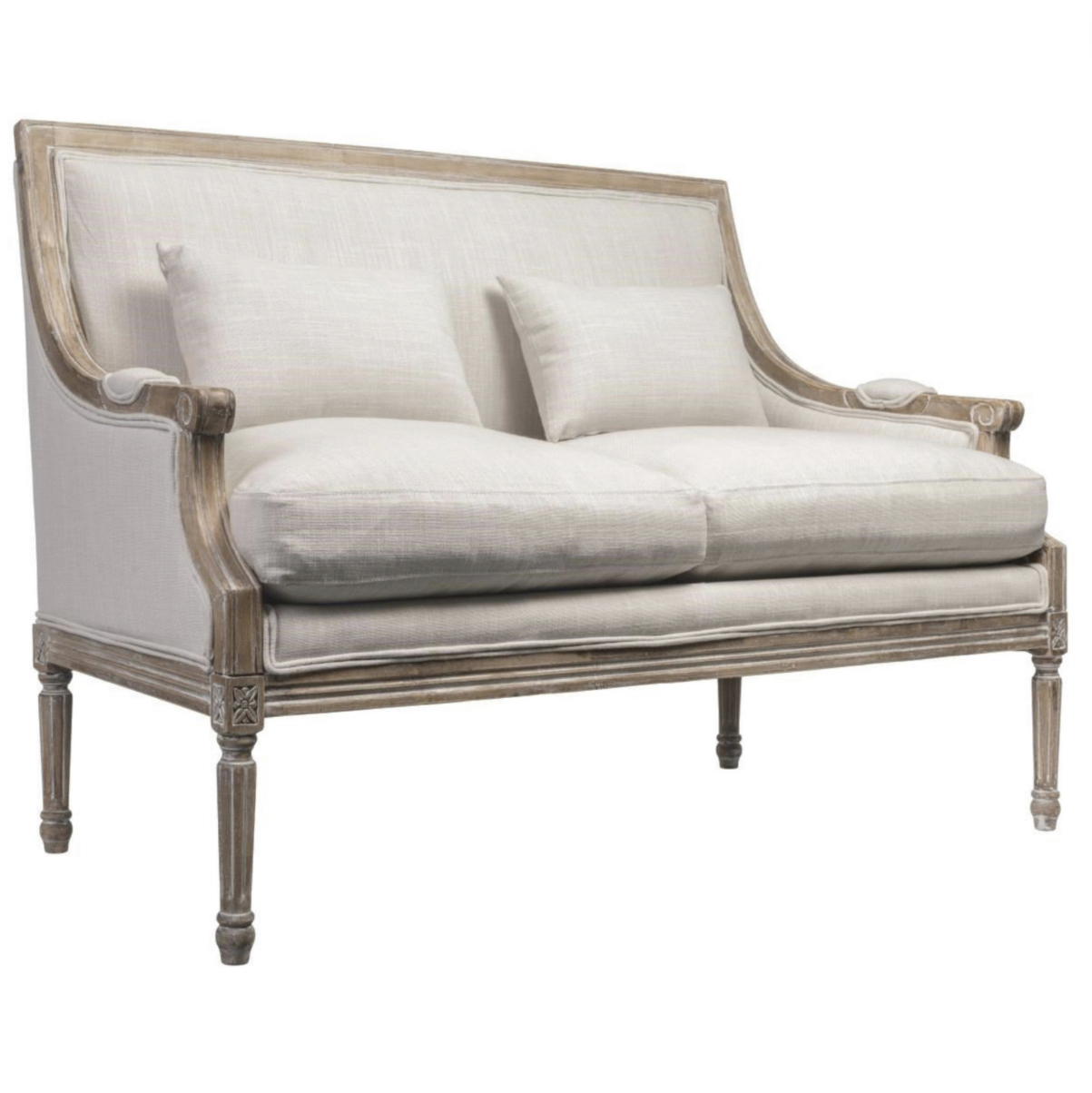 Kate Linen Settee - Eventology