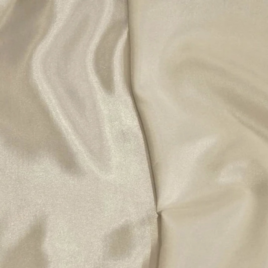 Shantung Satin (Reversible) in Ivory - Eventology