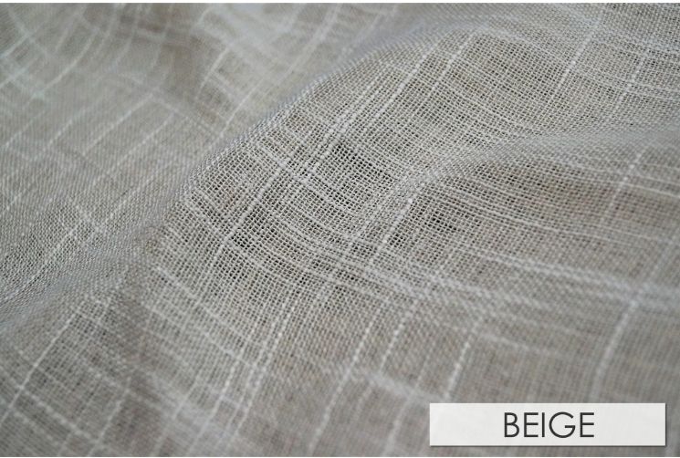 Poly Slub Linen in Beige - Eventology