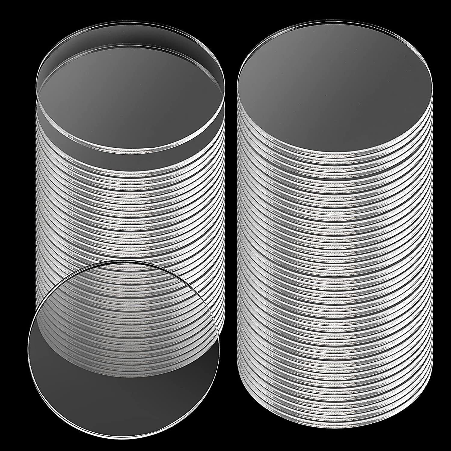 Clear Acrylic Rounds 7.5cm - Found Collective