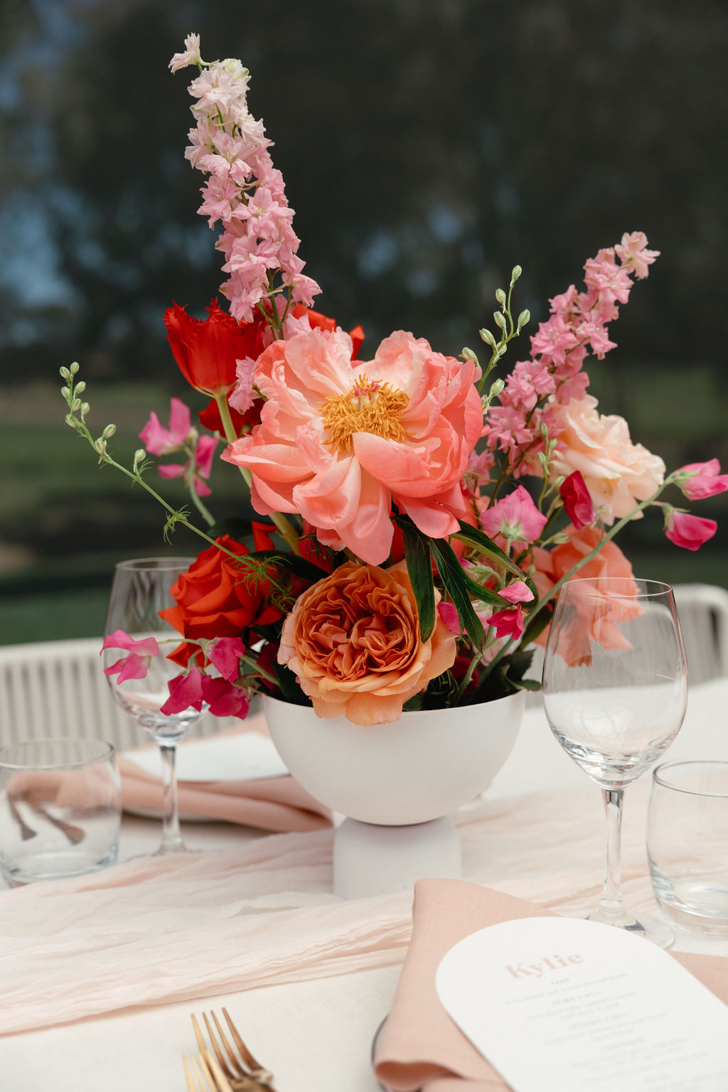 Nude Pink Table Runner - Found Collective