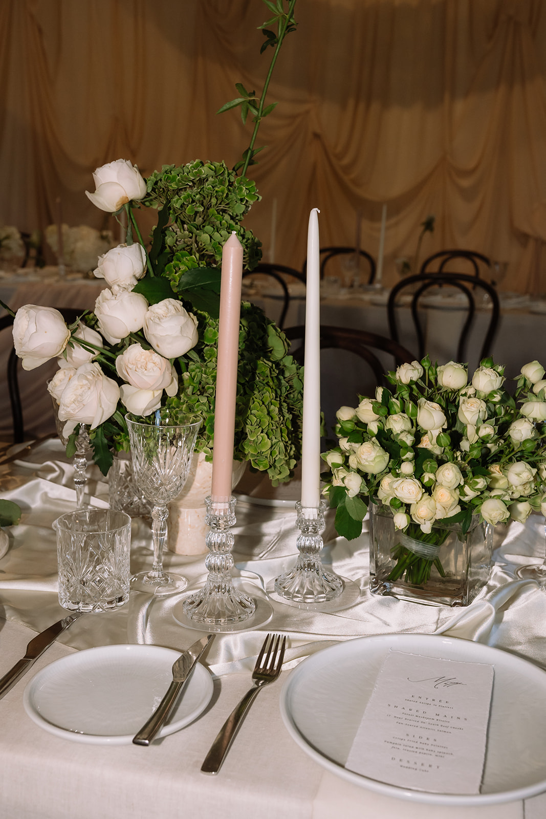 Crystal candleholders - small - Found Collective