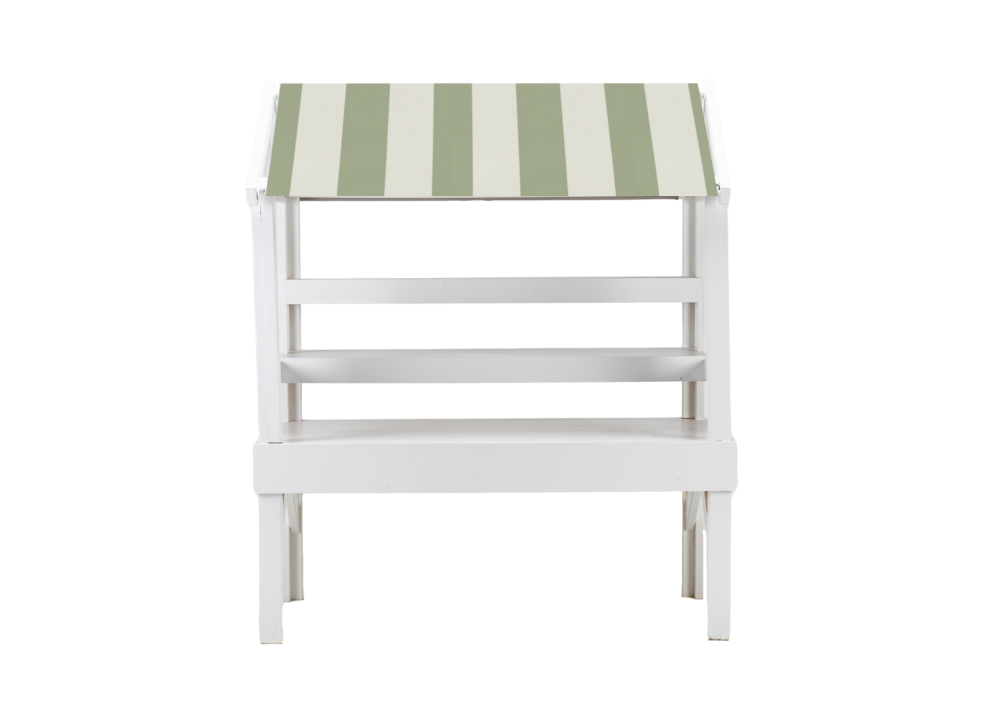 Market Stand with Green & White Striped Awning - Paisley & Jade ...