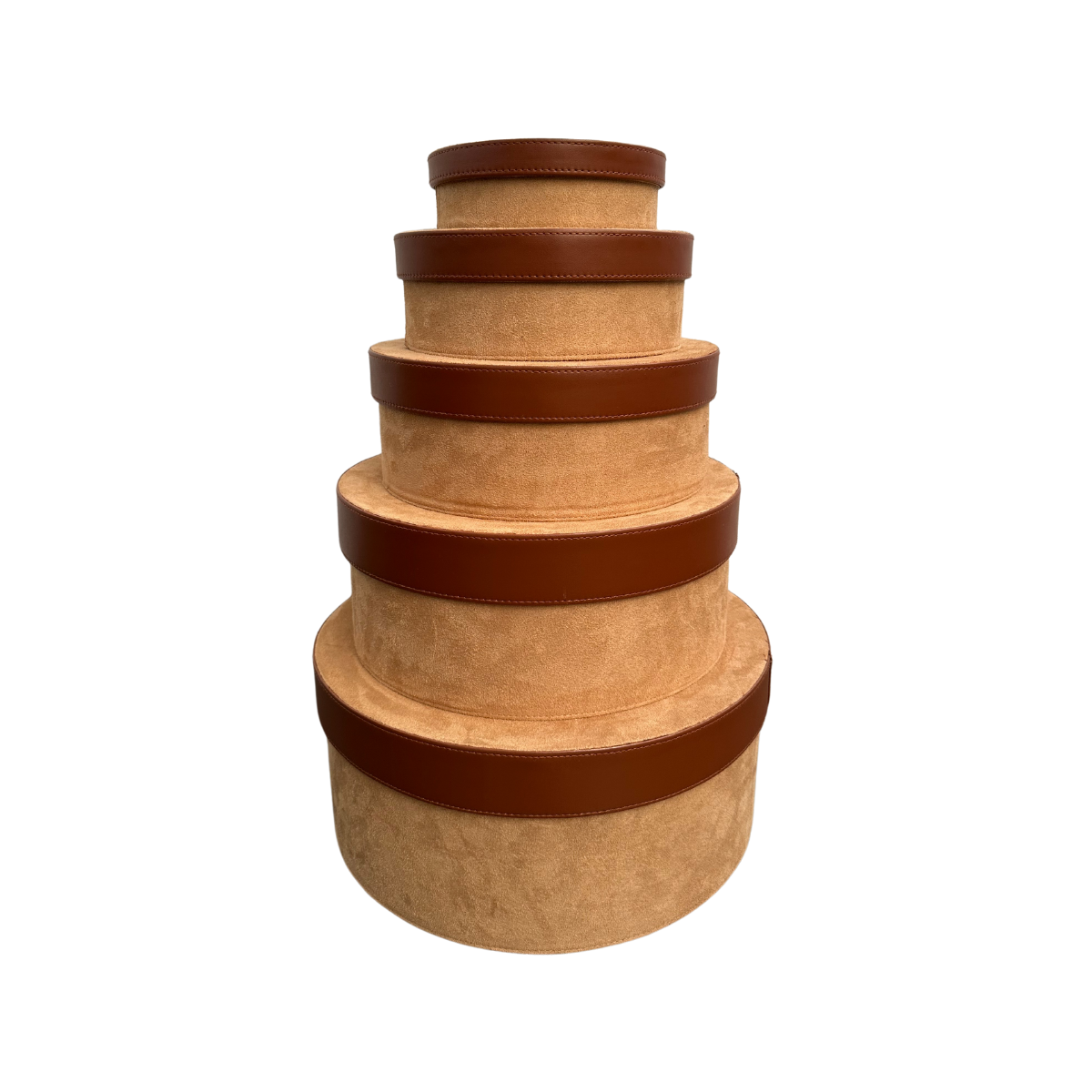 Set of 5 Stetson Hat Boxes - Relics Rentals