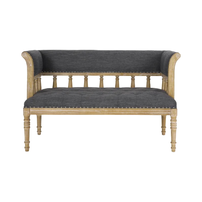 Elland Bench (Gray) | Tailored Events | Event Rental Furniture